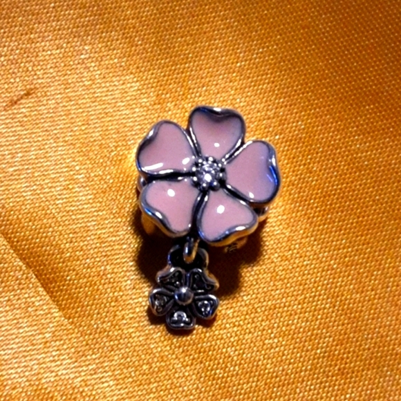 Pandora | Jewelry | Pandora Pink Flower Charm | Poshmark